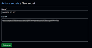 GitHubリポジトリの更新をBacklogへ通知する